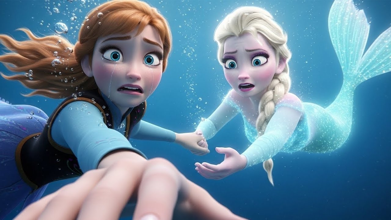 🌊 ️ Elsa the Mermaid Saves Anna — A Secret Beneath the Waves! 😱💙 ...