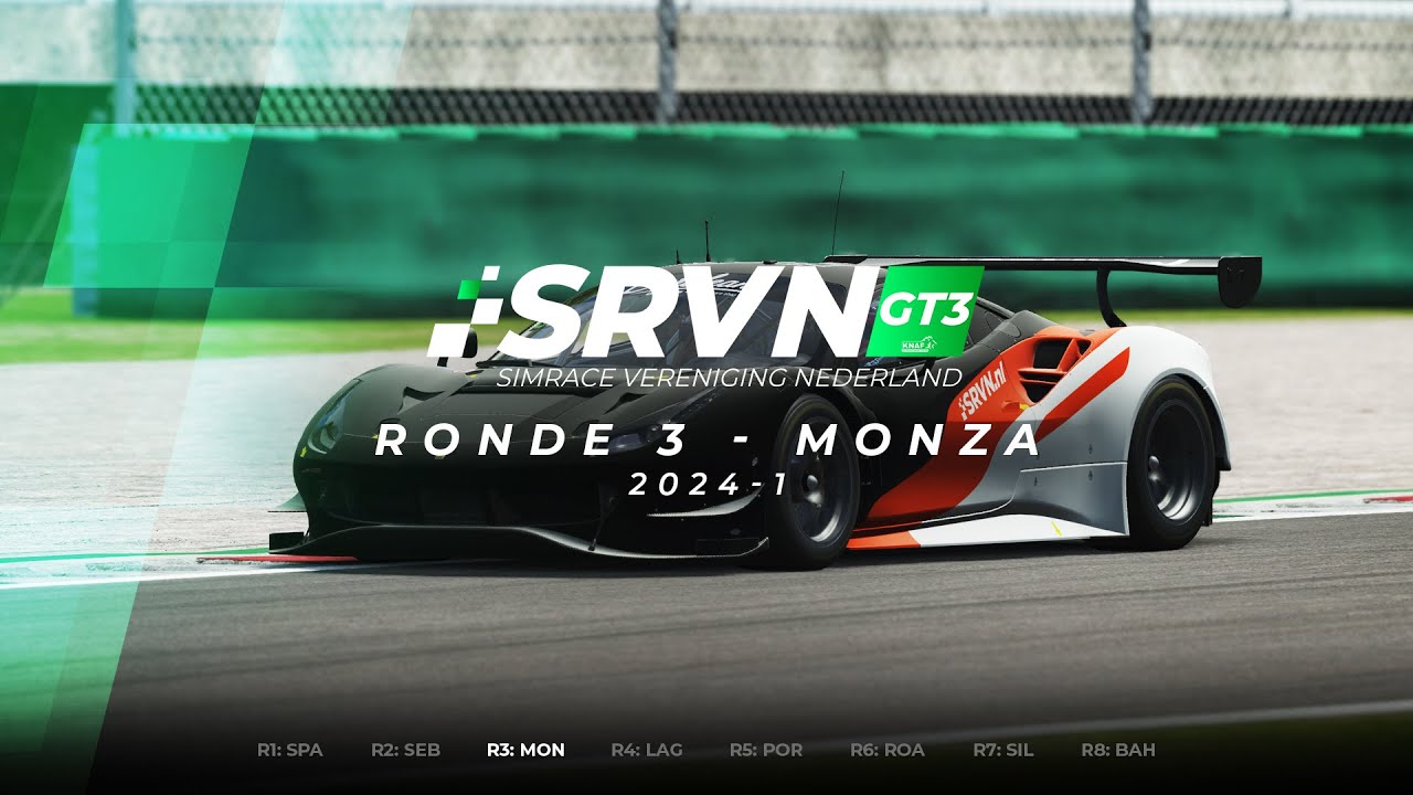 SRVN NK GT3 2024-1 - Ronde 3 - Monza - YouTube