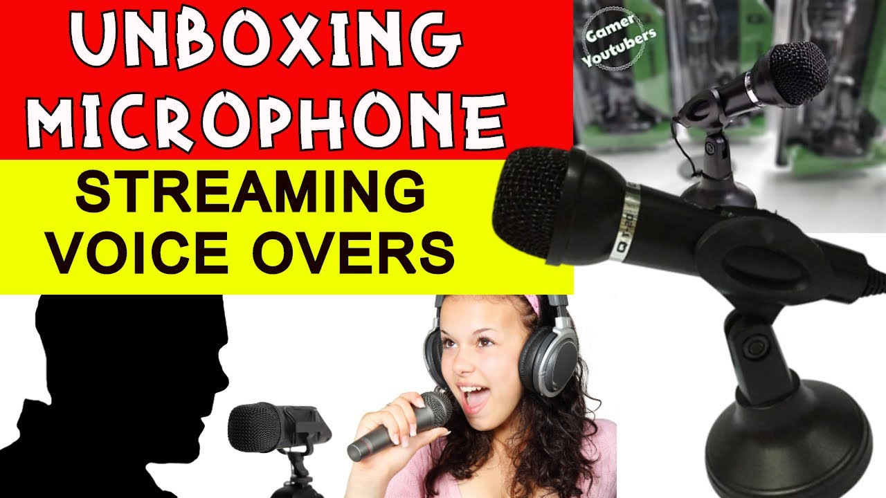 Unboxing Mic || Microphone For STREAMING/VOICE OVERS Setup Full ...
