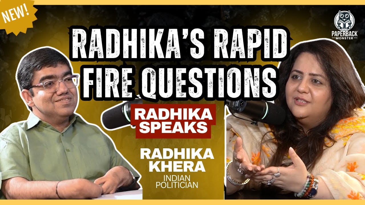Radhika Speaks: Rapid Fire Edition - YouTube
