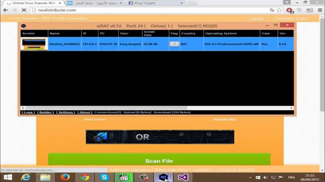 التشفير البرمجي لسيرفرات الدوت نت crypt Njrat Clean 0/35 - YouTube