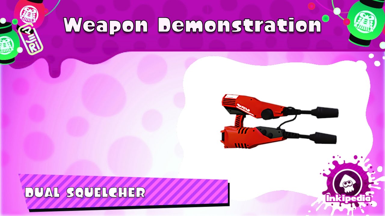 Dual Squelcher ~ Weapon Demonstration (Splatoon) - YouTube