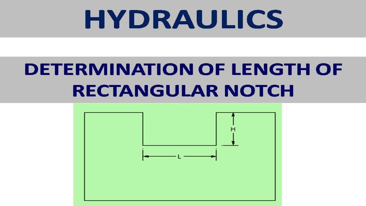 Determination of Length of rectangular notch - Hydraulics - Online ...