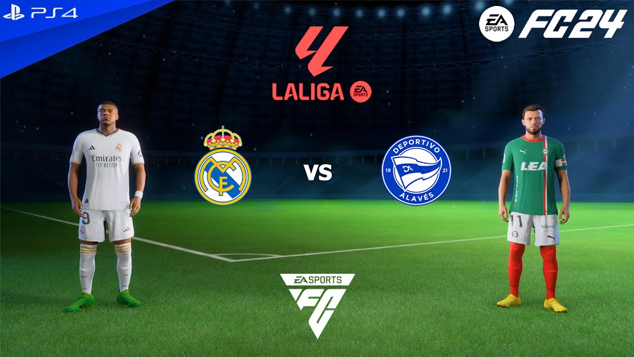 FC 24 PS4 - Real Madrid vs Deportivo Alavés | LaLiga EA SPORTS 24/25 ...