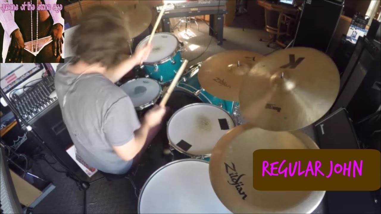 Regular John [Queens of the Stone Age] HD Drum Cover - YouTube