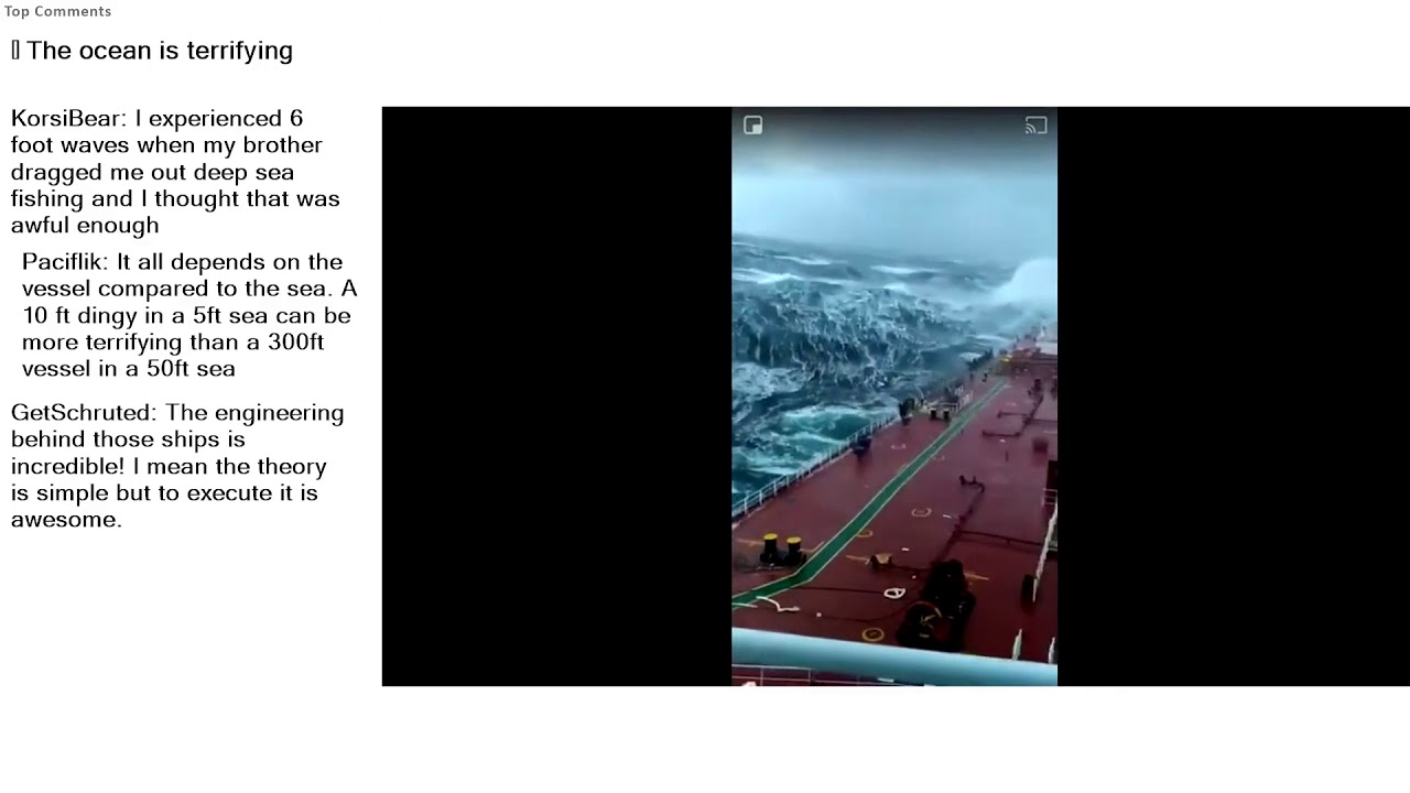 Top Reddit Video - NATURE is F*cking LIT: 🔥 The ocean is terrifying ...