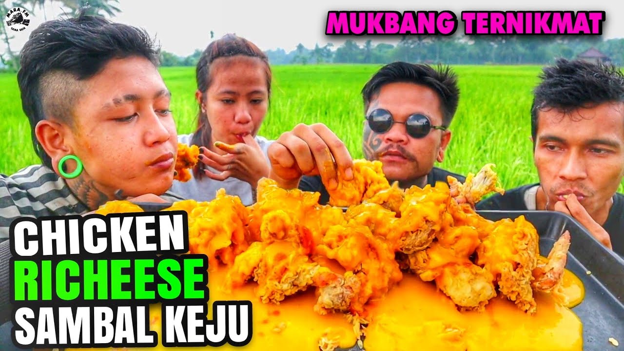 AYAM SAMBAL KEJU RICHEESE!! DI TAMBAH CABE GENDUT 4X LEBIH PEDES - YouTube