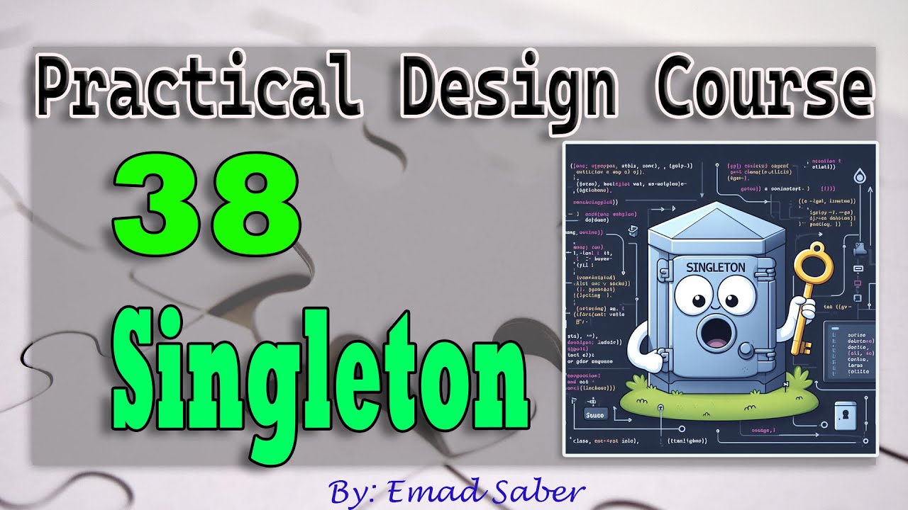 38 Creational Patterns Singleton Introduction Designpatterns Csharp شرح Youtube 6860
