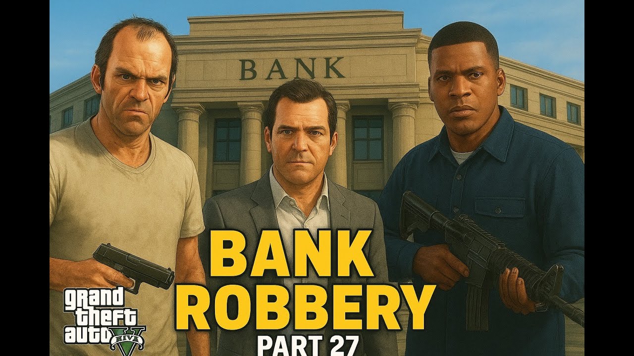 GTA 5 bank robbery part 27 - YouTube