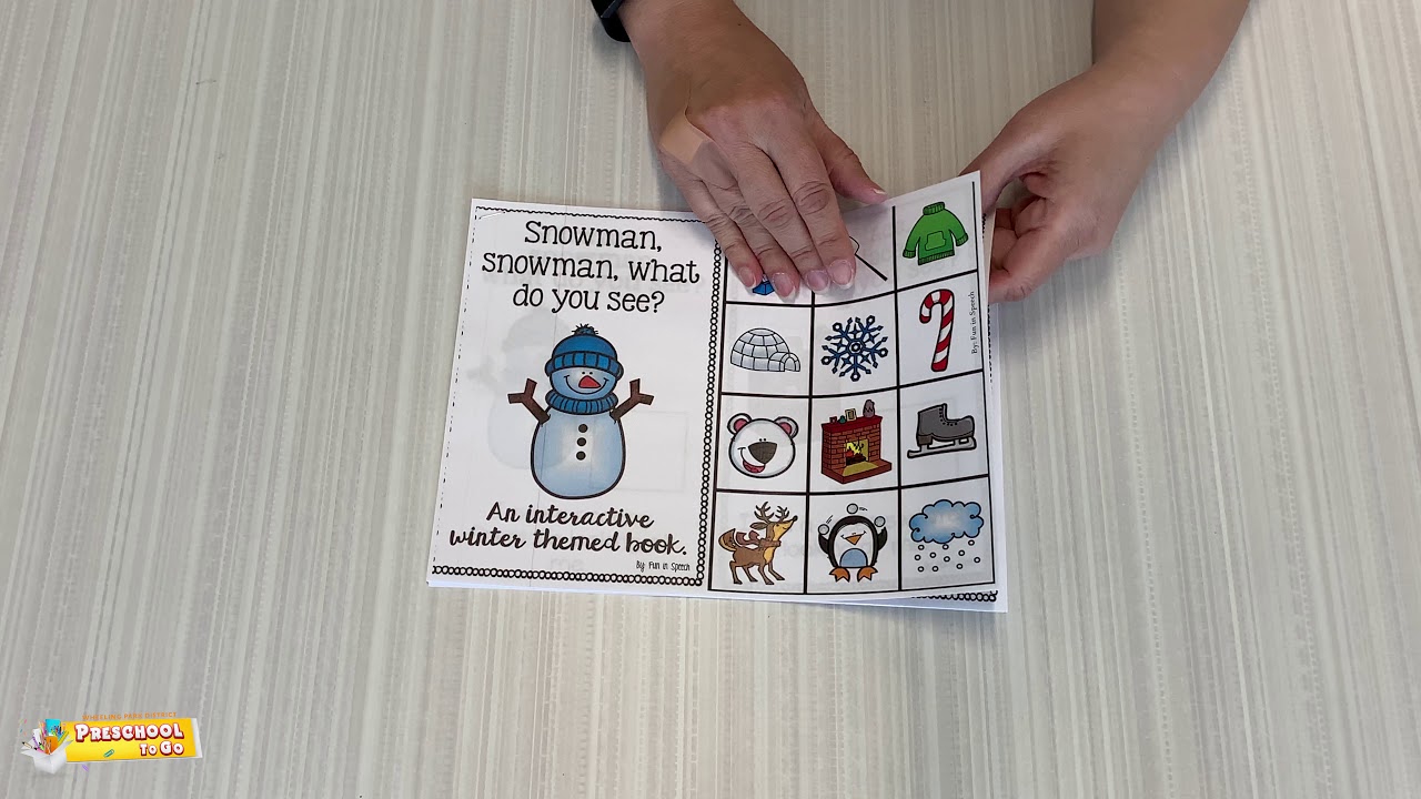 Week 14 - "Snowman, Snowman, what do you see?" Activity - YouTube
