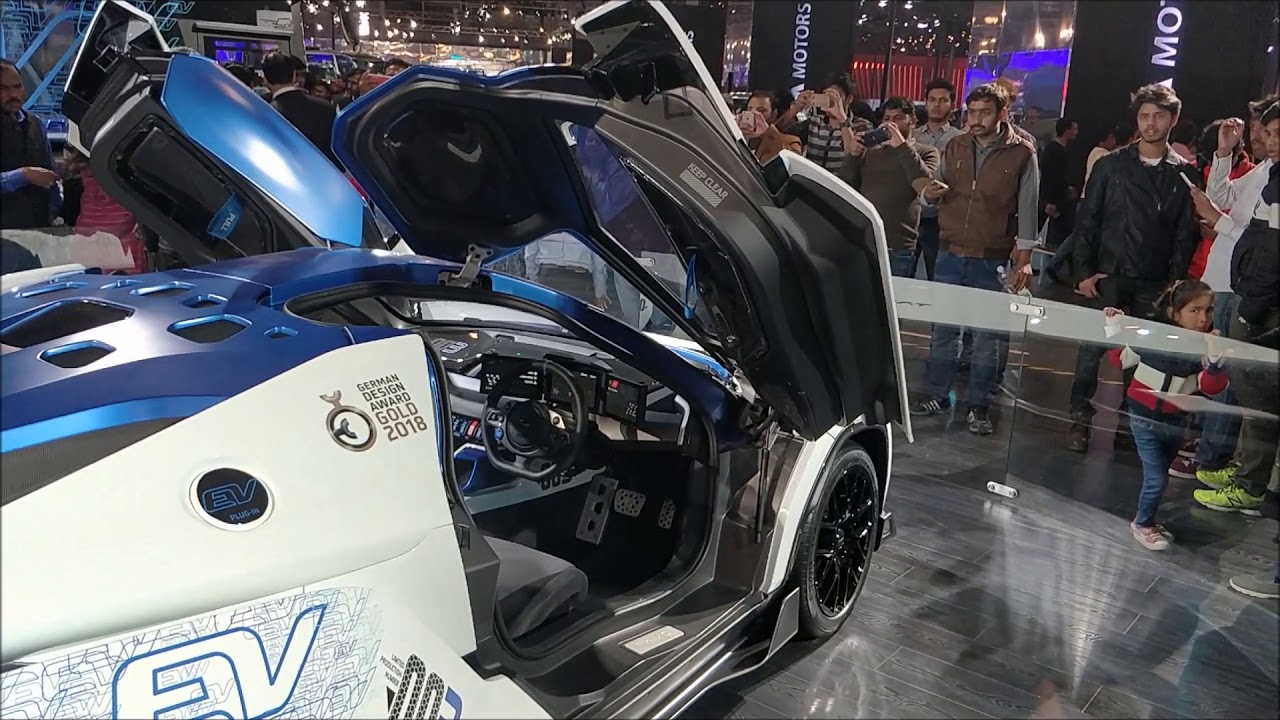 2018 TATA RACEMO EV VARIANT (QUICKEST TATA SPORTS CAR) - AUTO EXPO 2018 ...