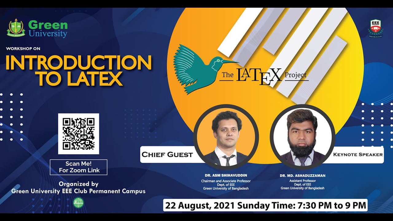 Workshop on "Introduction to LaTeX" | The LaTeX Project | Organized by ...