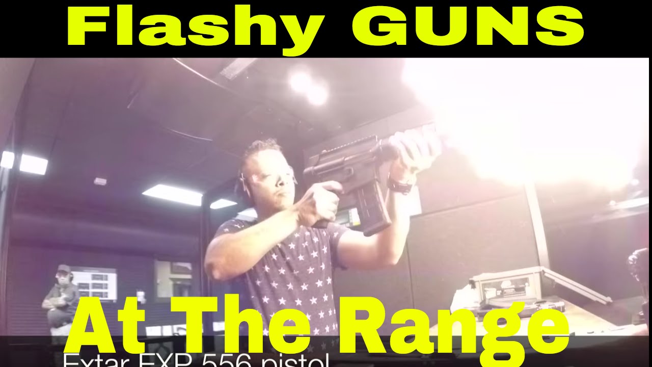 Flashy GUNs at the range - YouTube