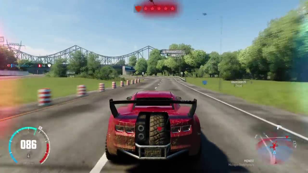 CAMARO COP CHASE| RAID GAMEPLAY|PS4|THE CREW - YouTube