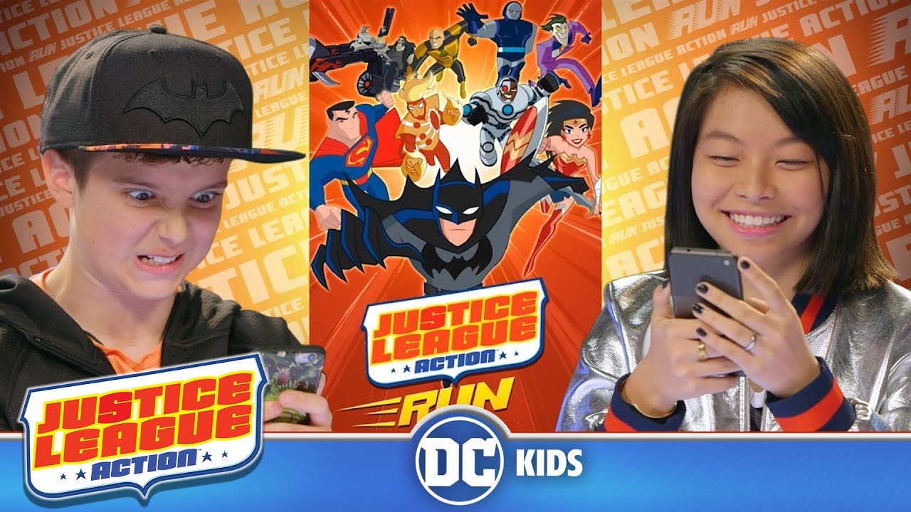 Playing Justice League Action: RUN | Gameplay | DC KIDS SHOW - YouTube