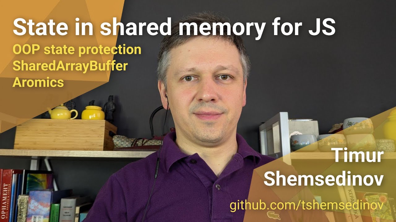 🧩 Хранение состояния объекта в SharedArrayBuffer и использование Atomics - YouTube