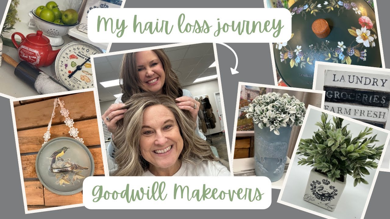 Goodwill Makeovers and my Hair loss Journey - YouTube