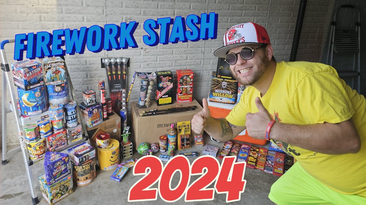 Massive Firework Stash 2024: Get Ready for the Boom! - YouTube
