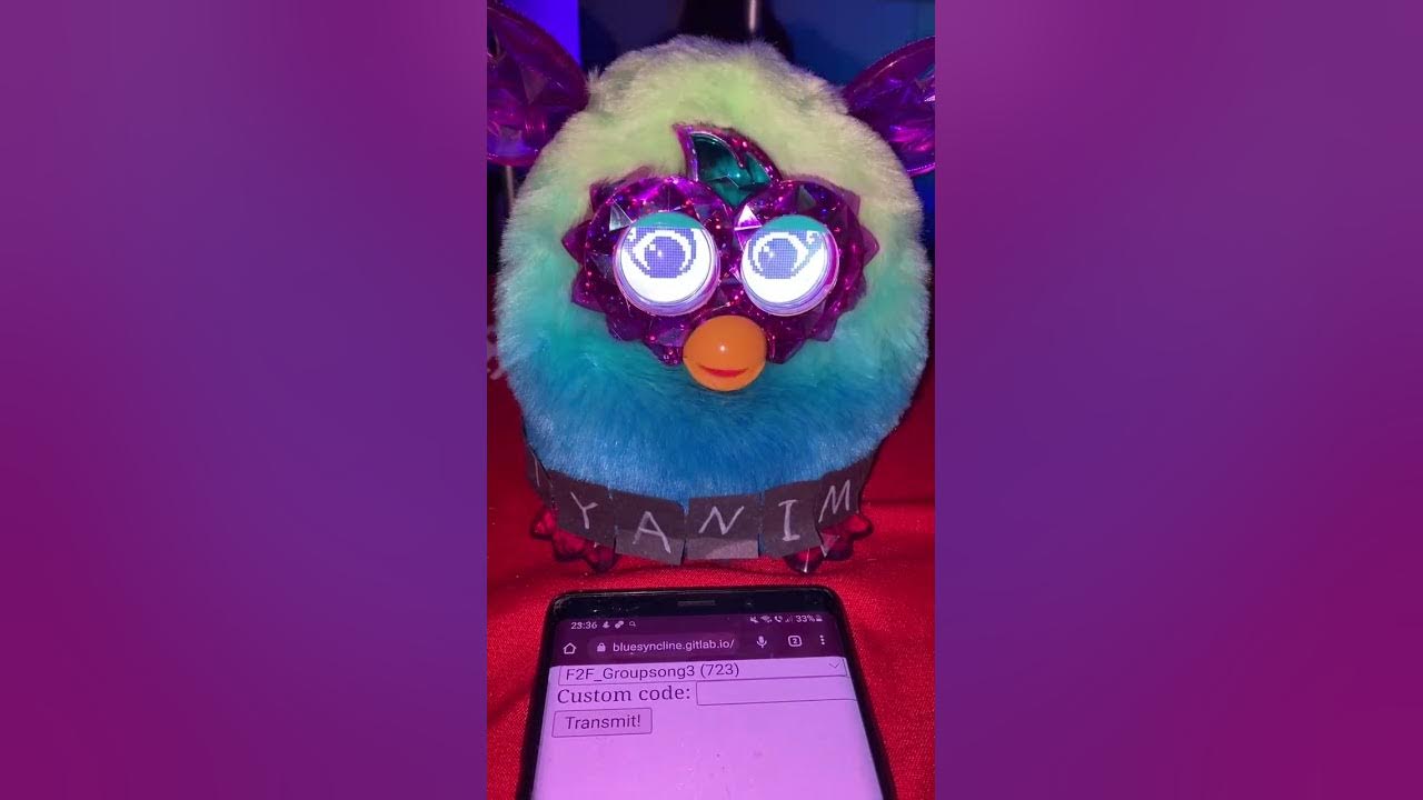 Using furby boom control site - YouTube