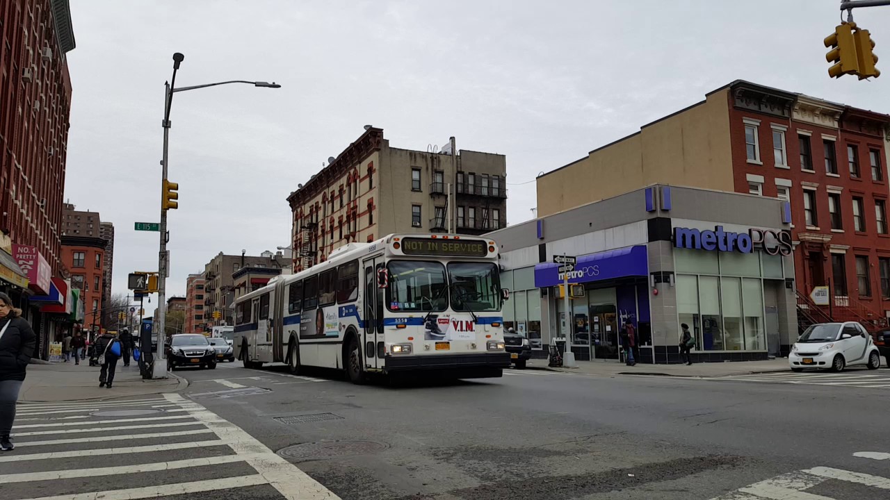 NYCTA/ Ex MTAB: 2002 New Flyer D60HF #5558 operating NIS - YouTube