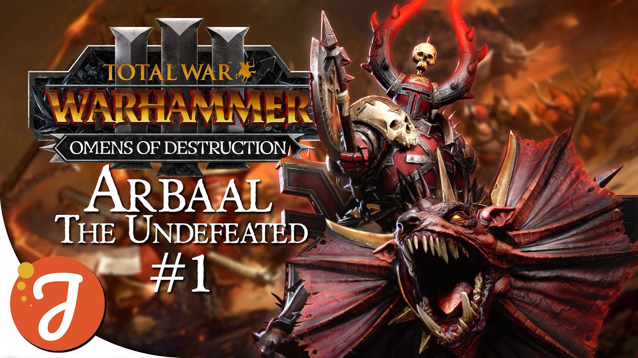 ARBAAL THE UNDEFEATED, DESTROYER OF KHORNE | ARBAAL #01 | Total War ...