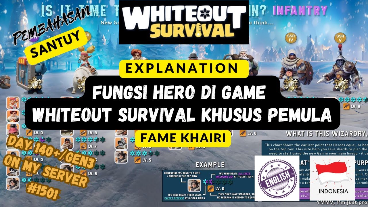 Bedah Hero Joiner, Reli, Attack, Deffend, dan Farming - Whiteout ...