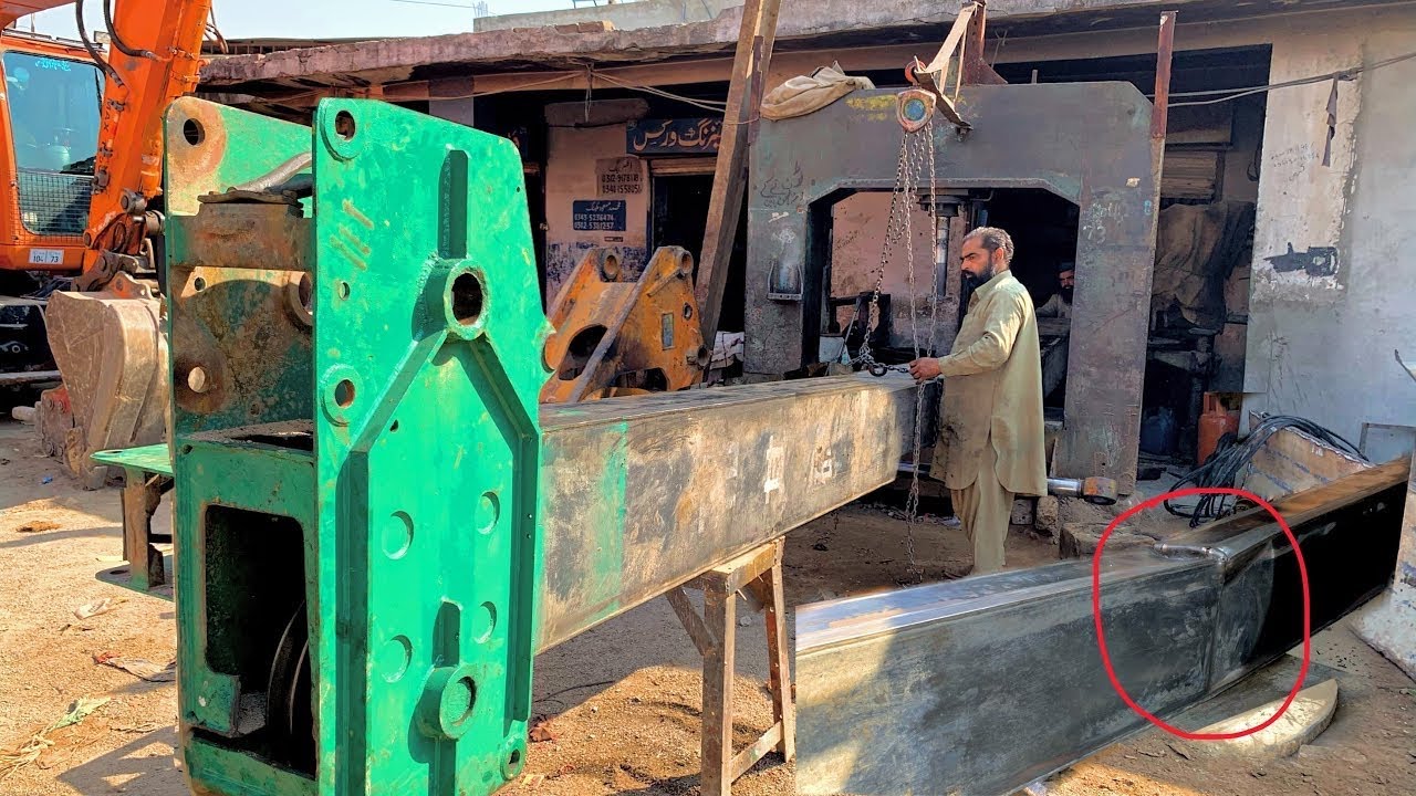 NK-500B-V Weight Lifting Machine With Boom Running Bill Was New Boom ...
