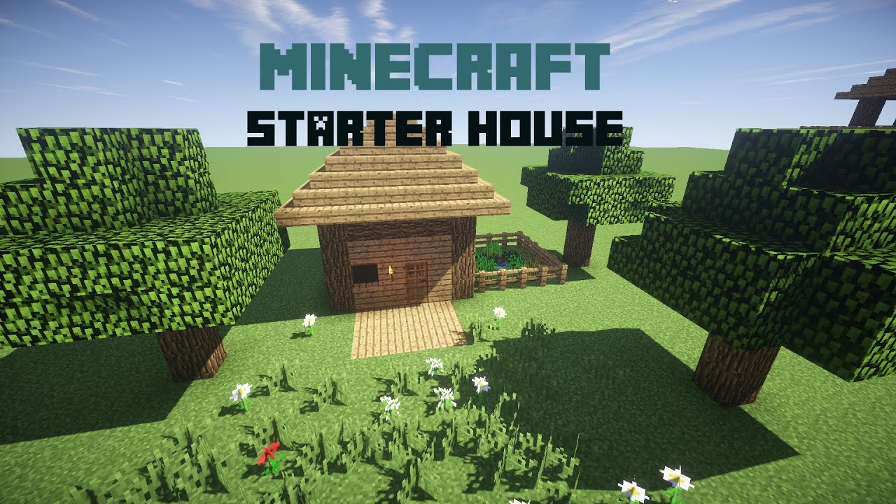 Minecraft | Beginner's house for Survival - YouTube