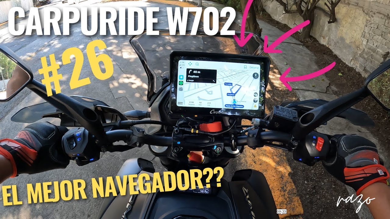 Carpuride W702 Unboxing, instalación y prueba Car-play para moto! - YouTube