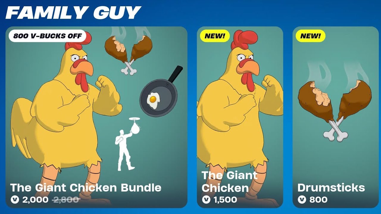 Fortnite live Item Shop (January 26th 2024 *NEW* The Giant Chicken ...