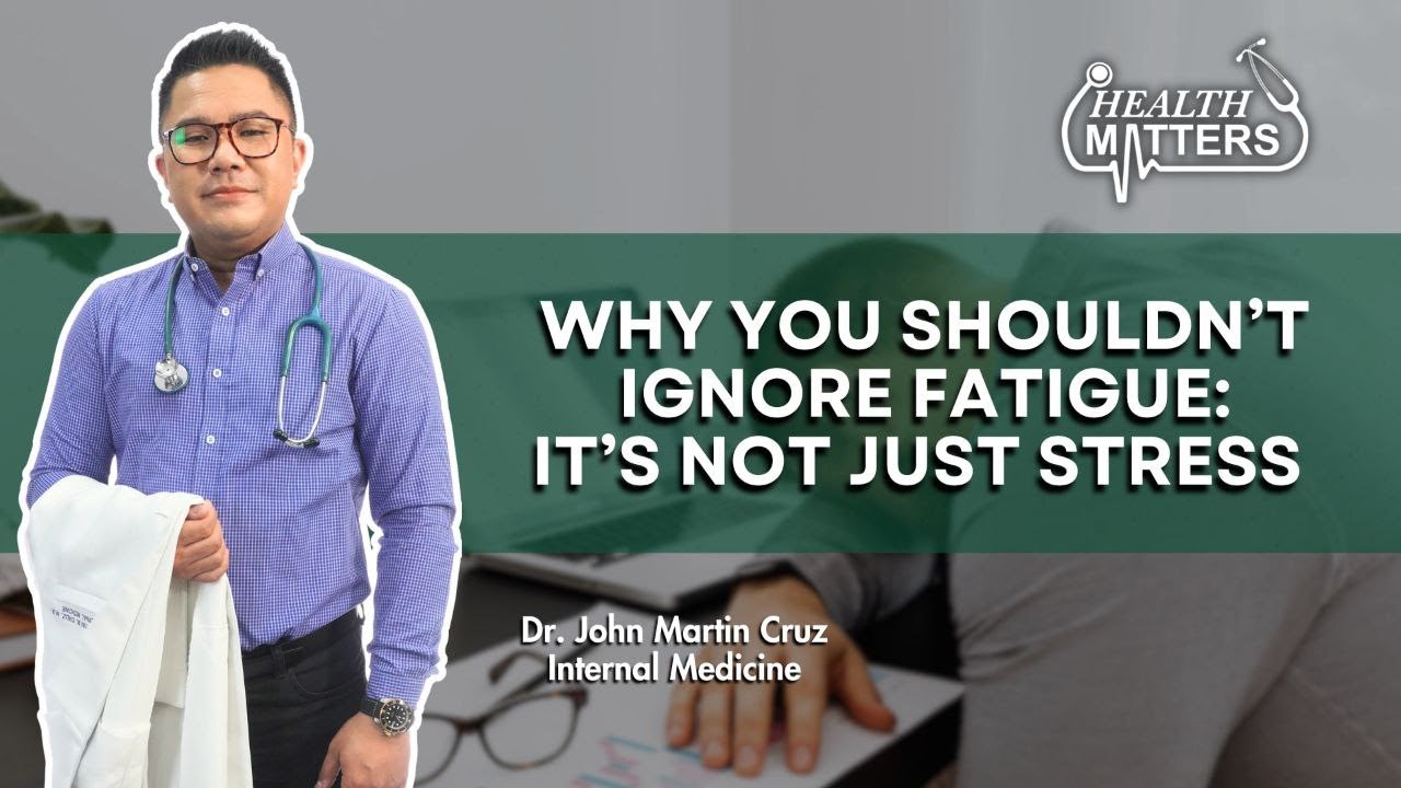 Why You Shouldn't Ignore Fatigue: It's Not Just Stress | Health Matters ...