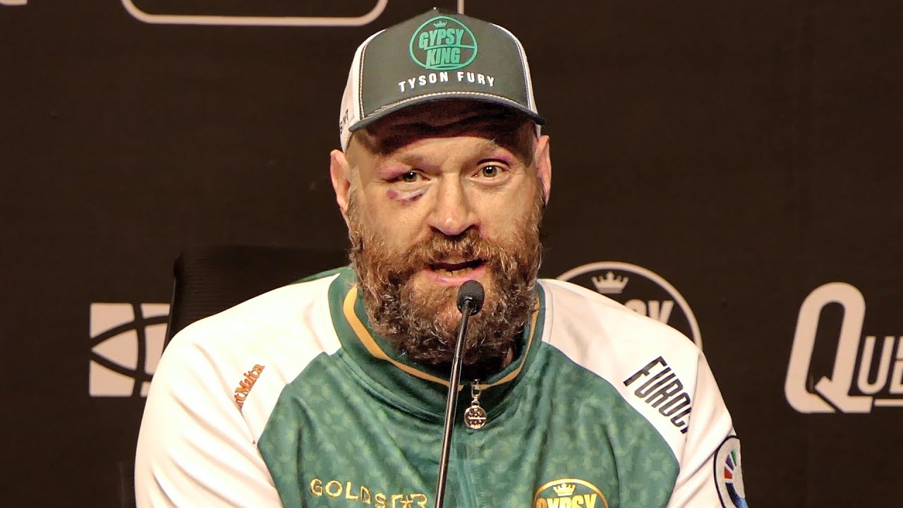 Tyson Fury • REMATCH POST FIGHT PRESS CONFERENCE vs. Oleksandr Usyk ...