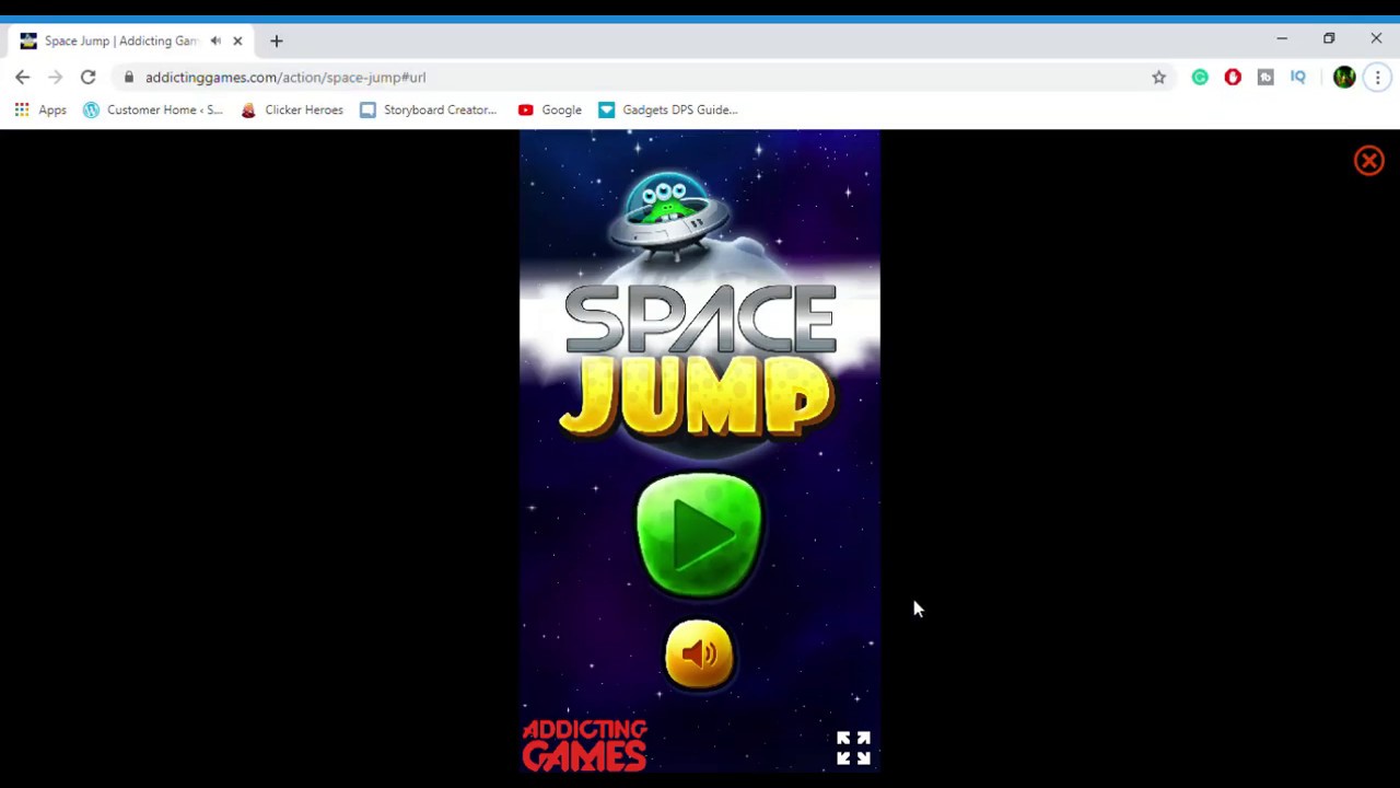 Eccentric & Spicy Browser games 1; Space Jump - YouTube