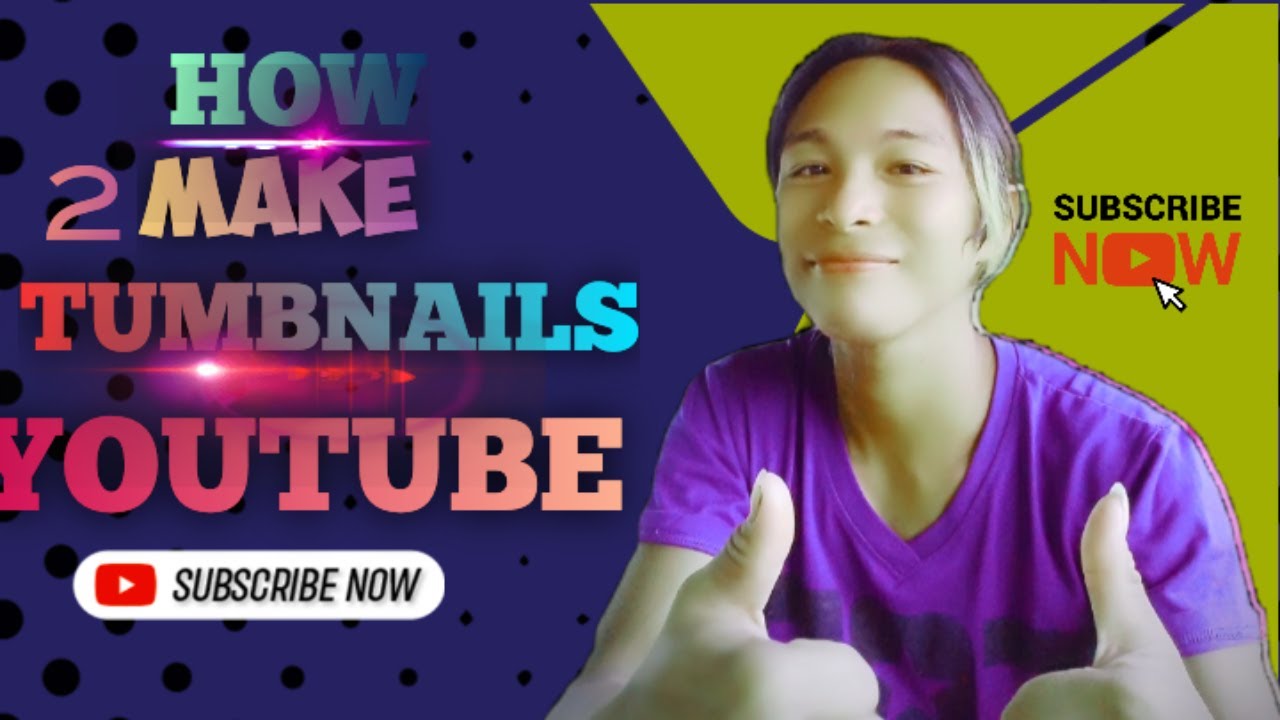 How to make thumbnail youtube easy & free - YouTube