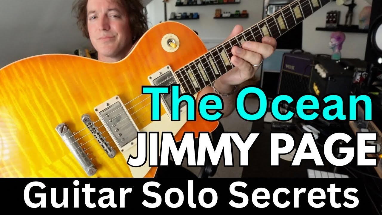 LED ZEPPELIN'S The Ocean Guitar Solo Breakdown! - YouTube