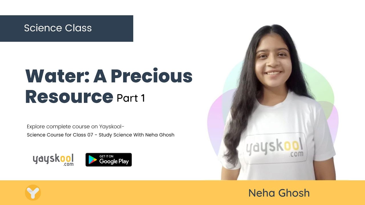 Water: A Precious Resource - Part 1 | Science Class - By Neha Ghosh ...