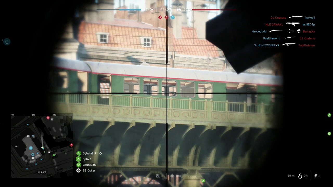 BF5 - Krag Jorgensen - Headshot Moving Target Train - YouTube