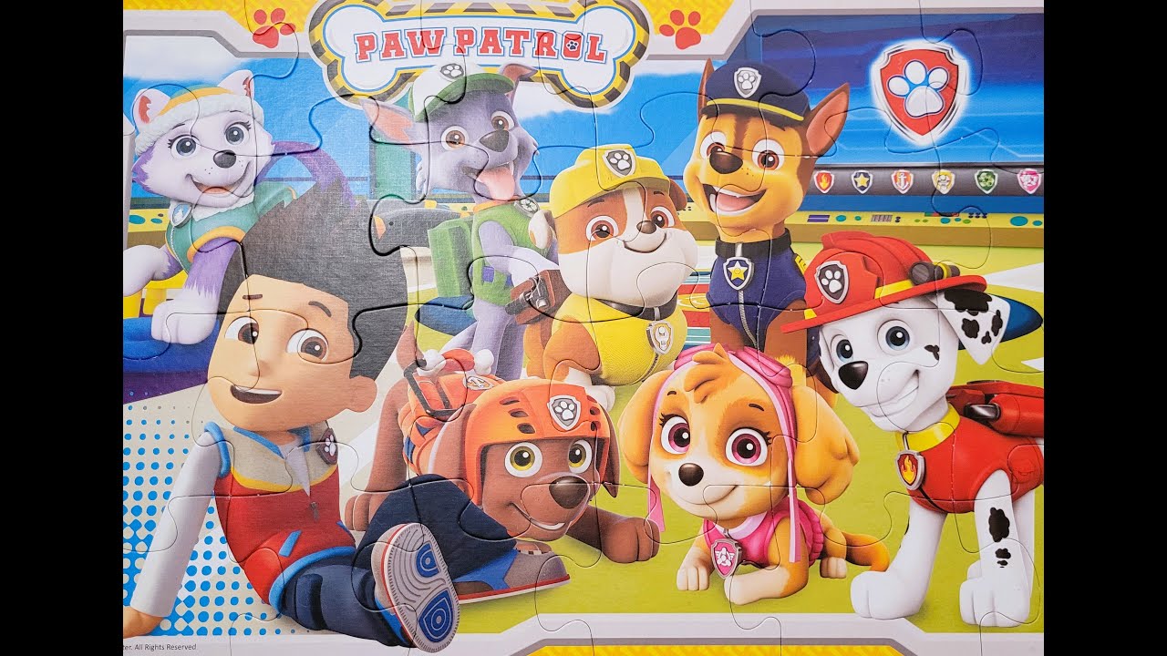 Paw Patrol Tower | PUZZLE Ryder Heroes | Hanna&Dad - YouTube