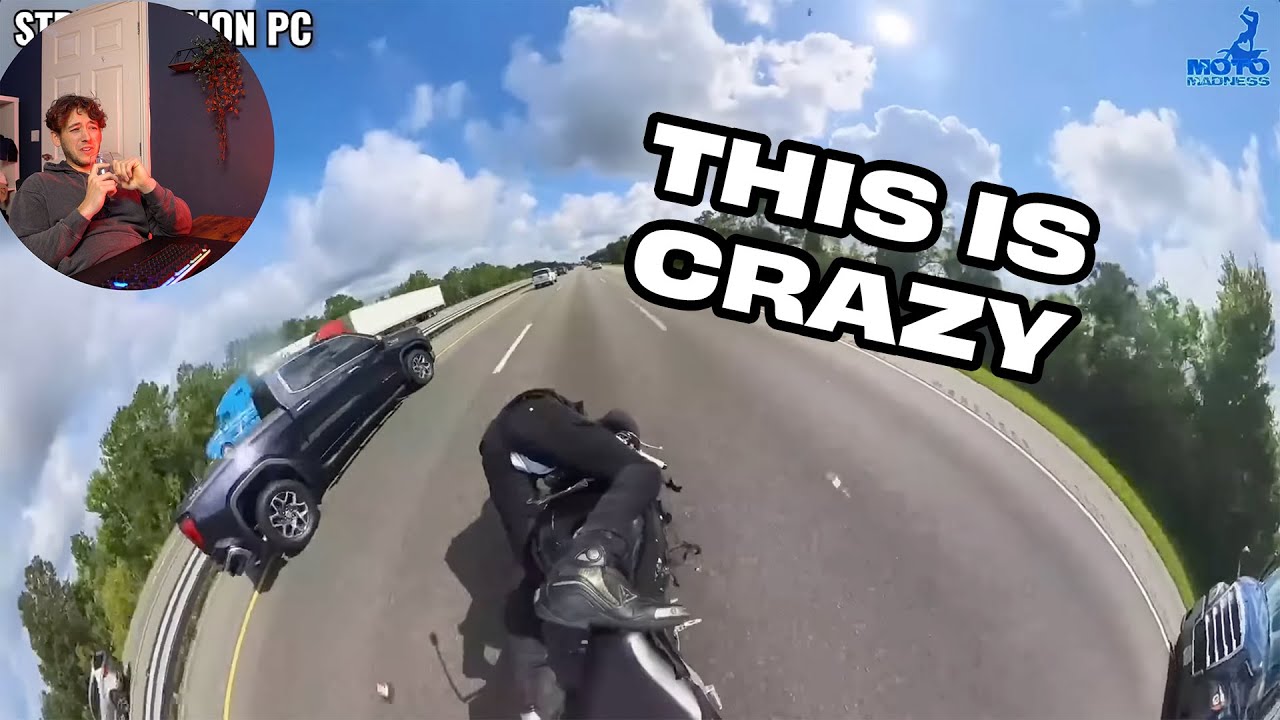 REACTING TO SCARY BIKE CRASHES!! - YouTube