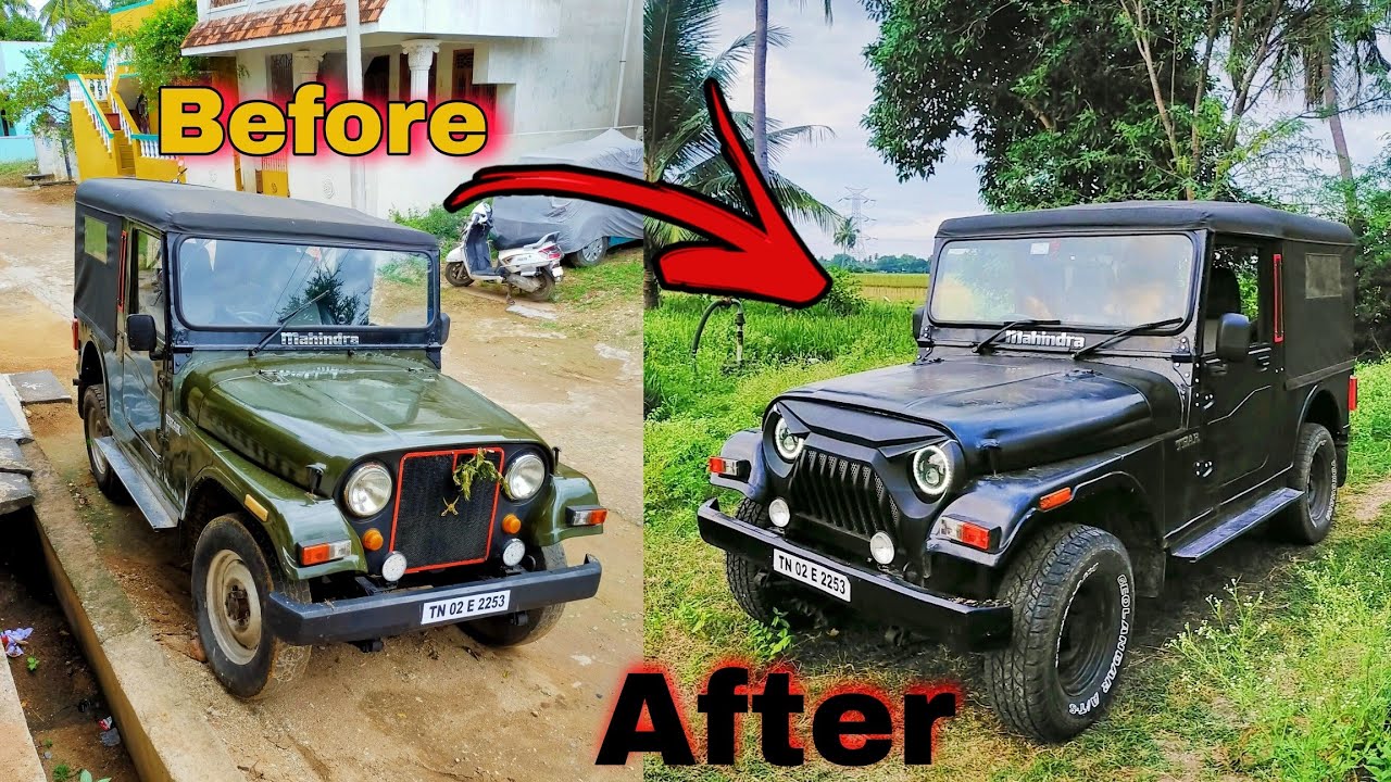 Mahindra Jeep Into Thar Conversion / Thar Modified / Mahindra Roxor ...