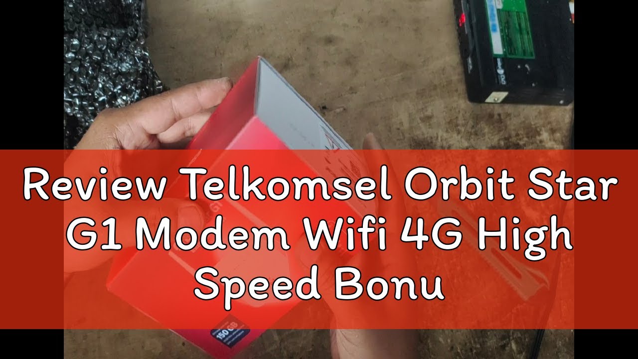 Review Telkomsel Orbit Star G1 Modem Wifi 4G High Speed Bonus Data ...