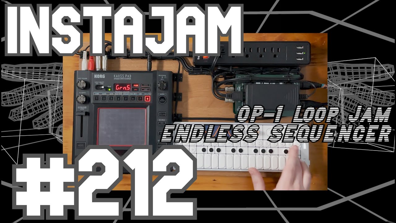 INSTAJAM #212 - OP-1 Loop Jam_Endless Sequencer - YouTube