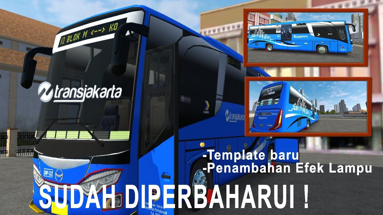 SUDAH DIPERBAHARUI ! | Share Livery BUSSID TRANSJAKARTA EVONEXT GEN 1 ...