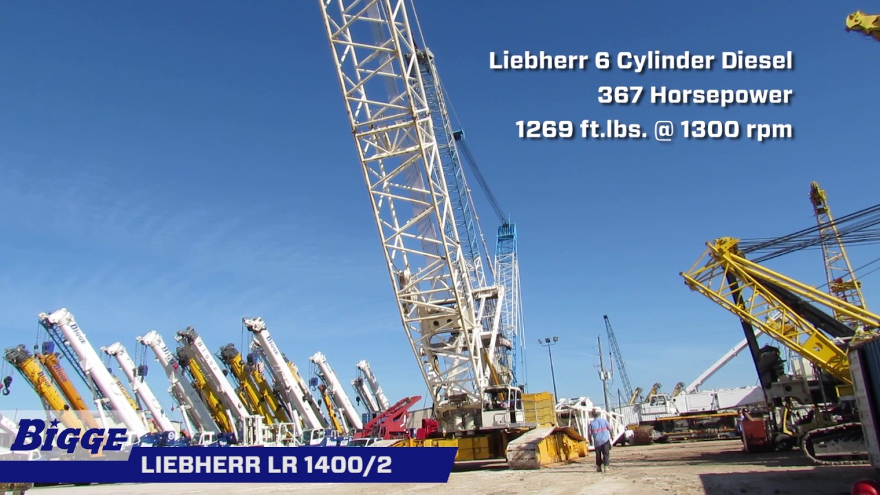 Liebherr LR1400 - YouTube
