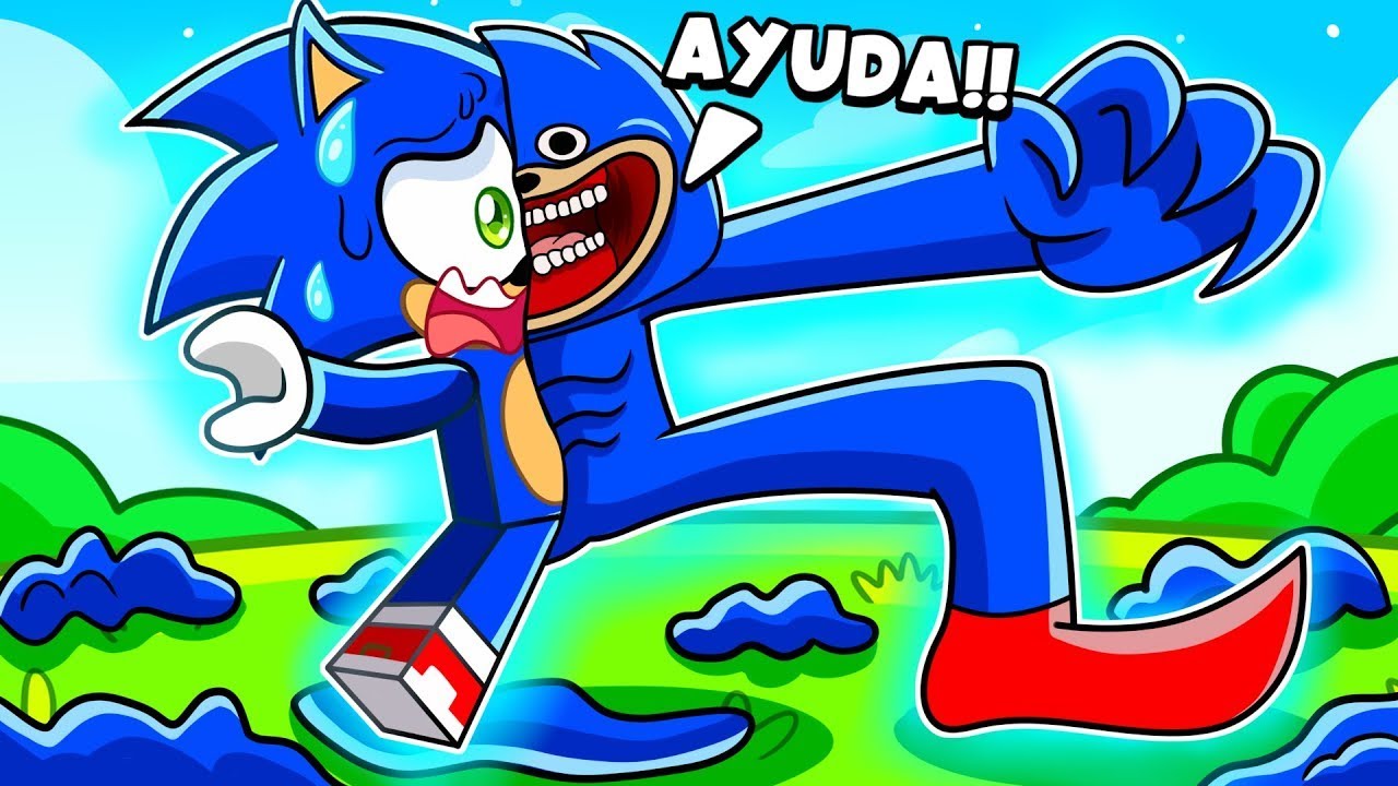 BLUEY SE CONVIERTE EN SHIN SONIC en ROBLOX! 😨 - YouTube