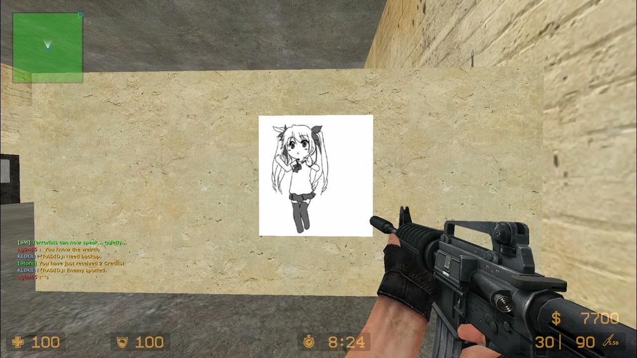 Counter-Strike Source Spray CSS How to dance - YouTube