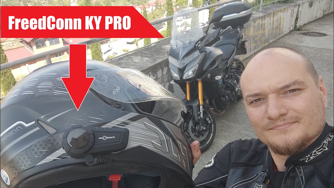 Отзыв на интерком FreedConn KY Pro с Aliexpress #moto #yamaha #mt09 # ...