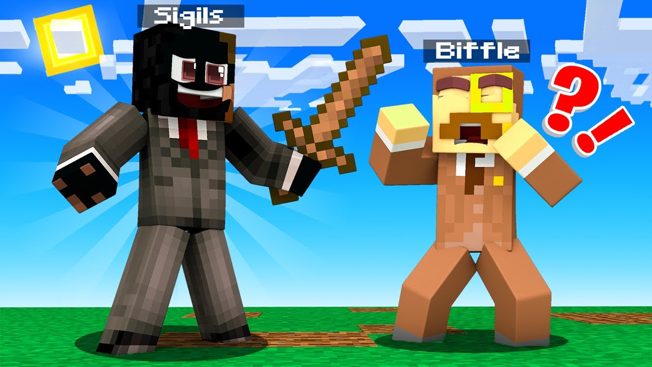TROLLING with DIRT SWORDS in Minecraft - YouTube