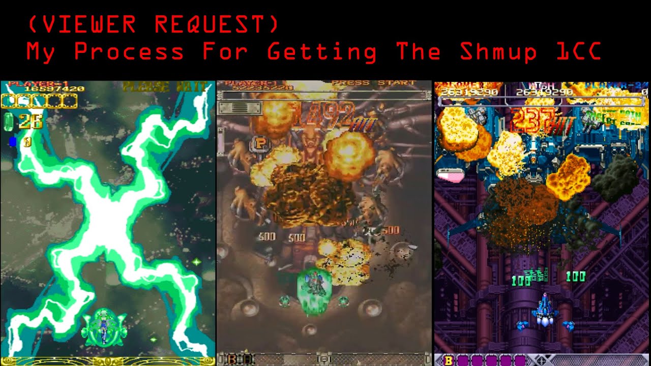 (VIEWER REQUEST!) My Process For Attempting A Bullet Hell Shmup 1CC ...