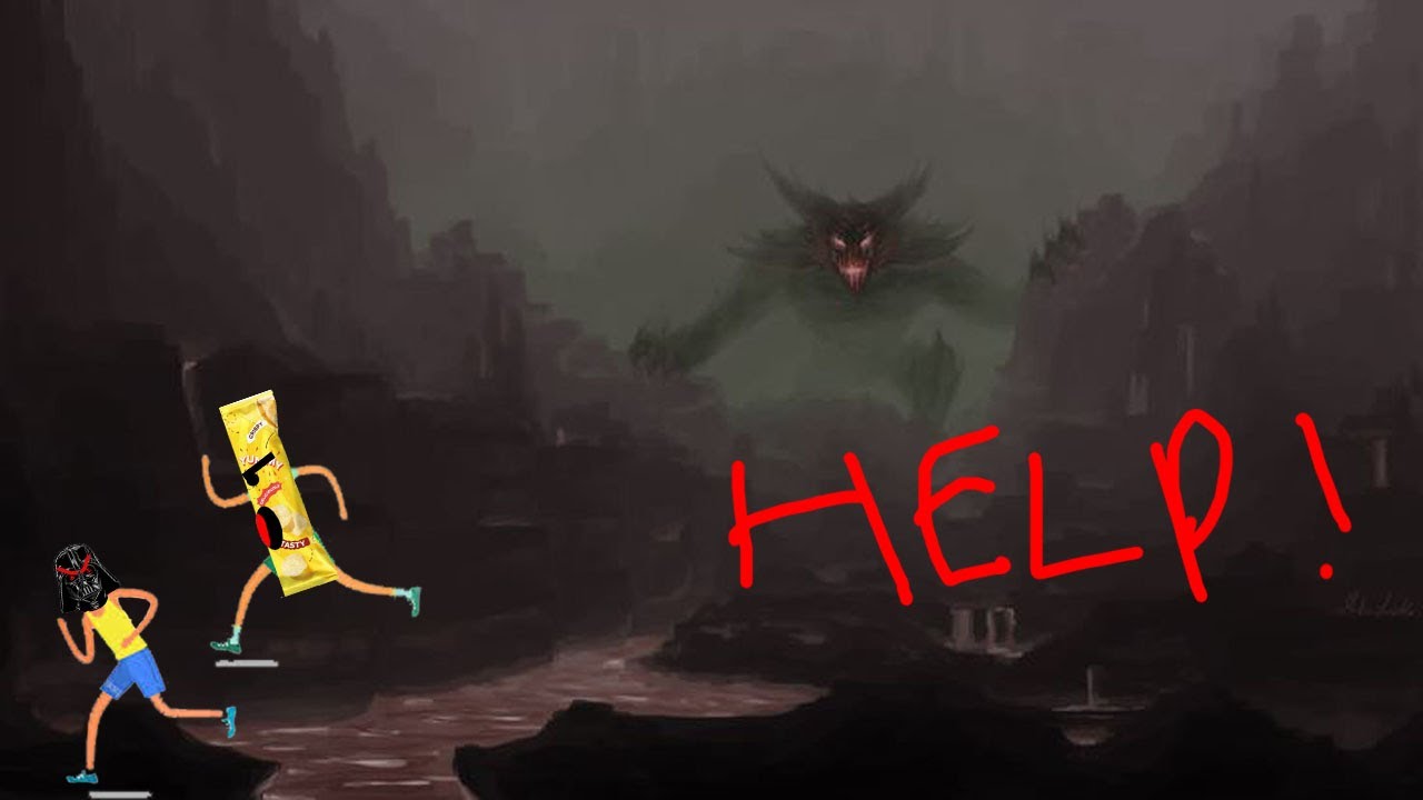 RUNNING FROM A MONSTER IN ROBLOX! - YouTube